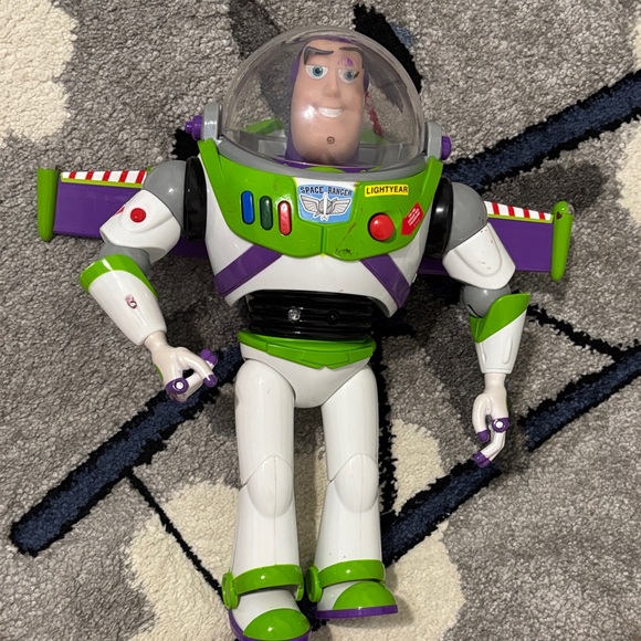 Disney | Toys | Disney Buzz Lightyear Action Figure Green Purple And ...